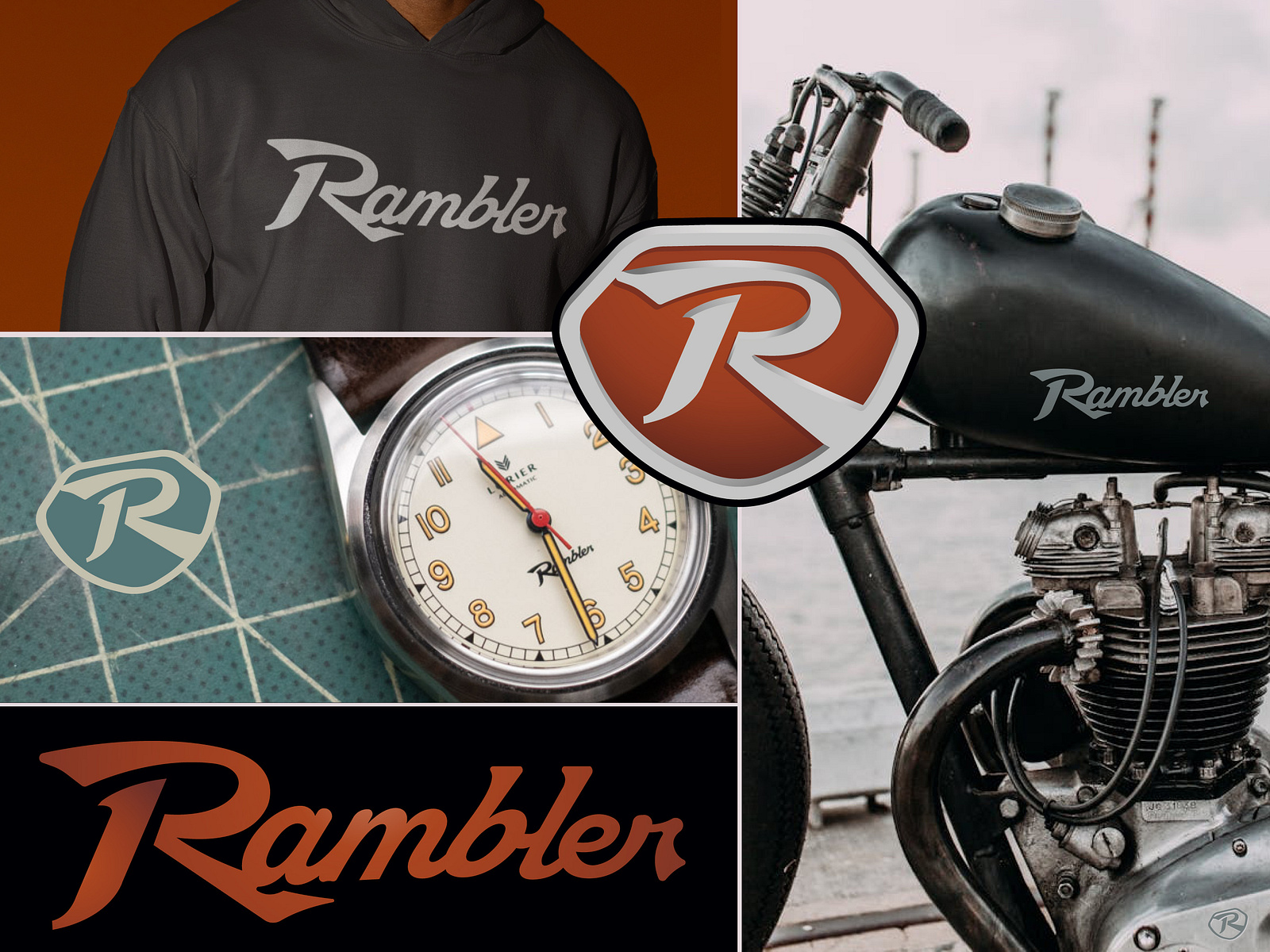 Rambler Lettering - Janus Motorcycles by Gregory Grigoriou on Dribbble