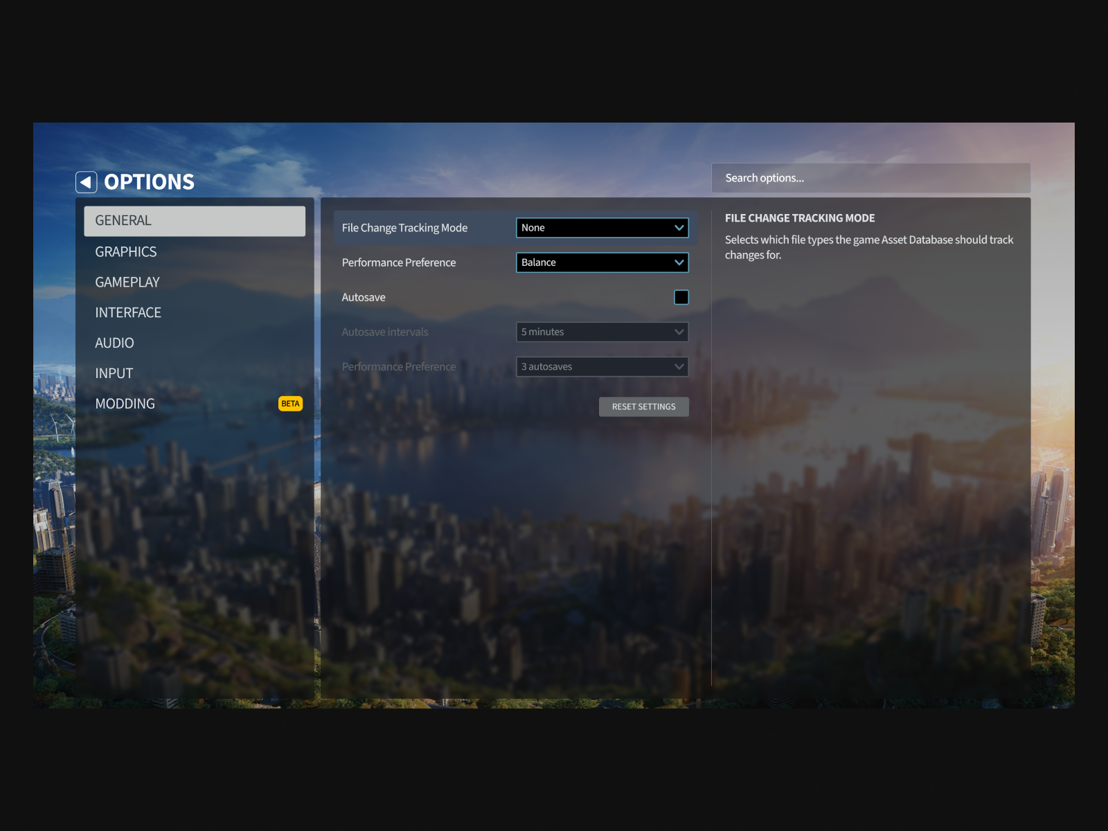-- Game UI - Cities Skylines II - Options by Samuel Castillo on Dribbble