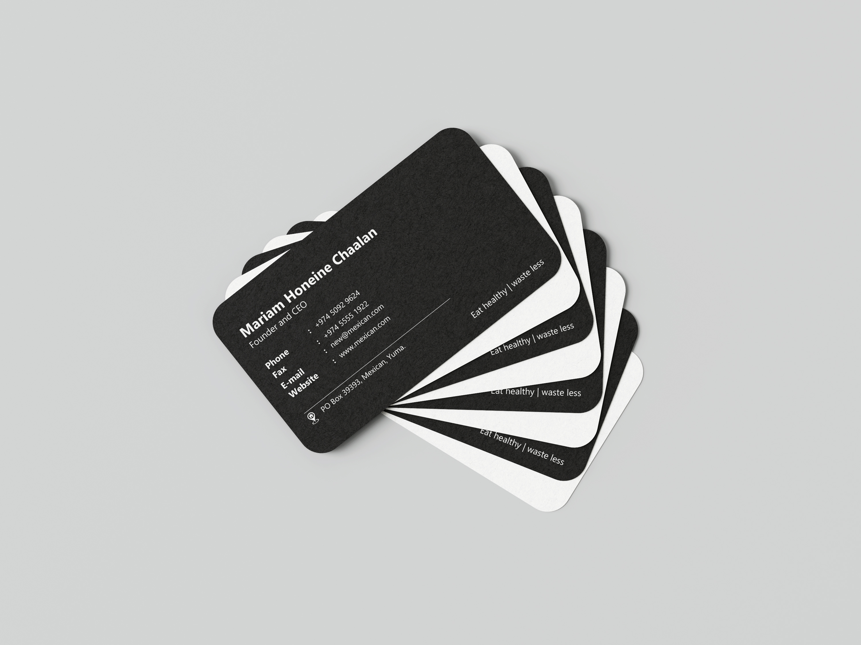 Minimalist card design by Mousume Akther on Dribbble