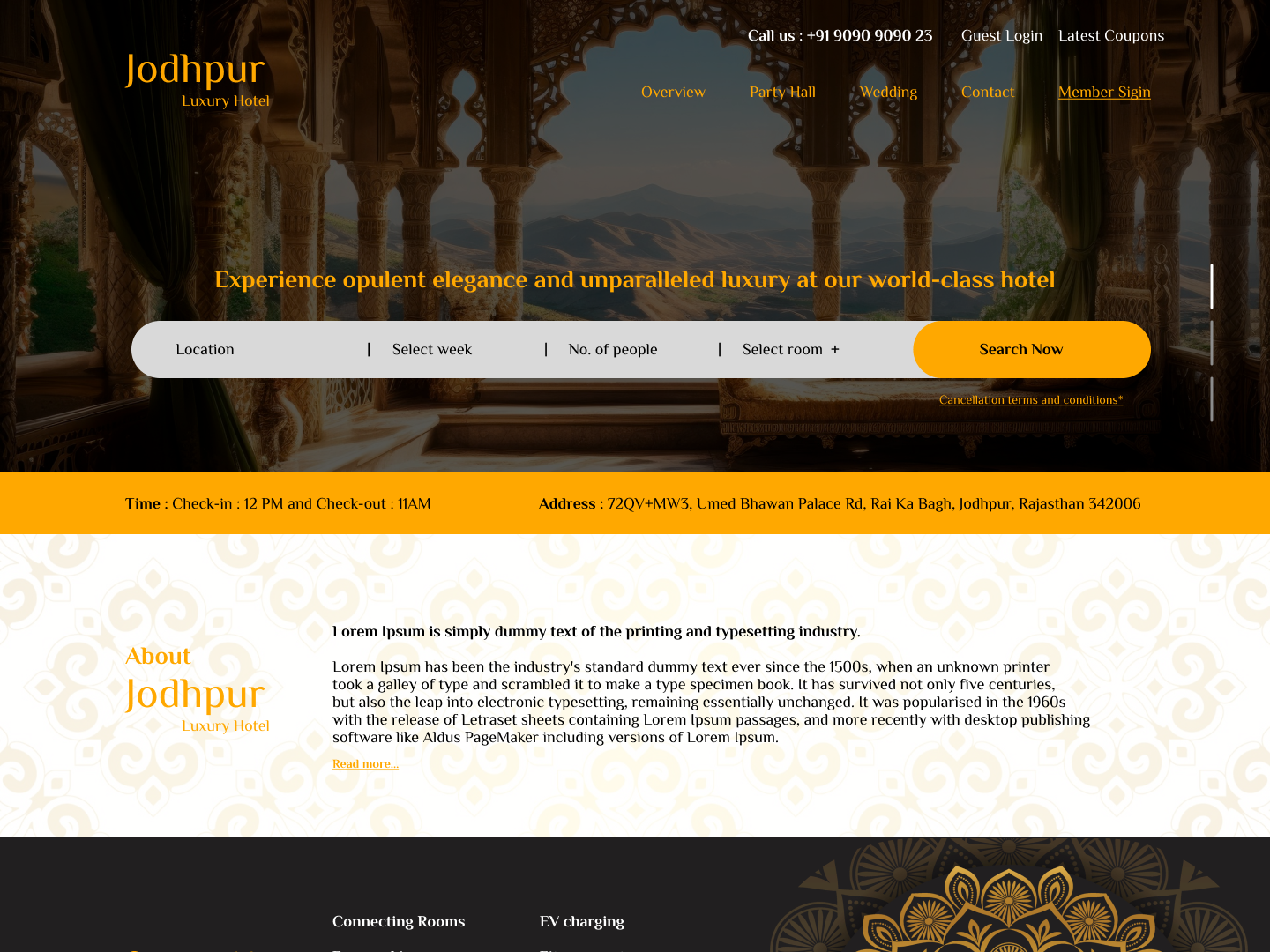 Luxury/Heritage Hotel by Sandeep Mamnoor on Dribbble