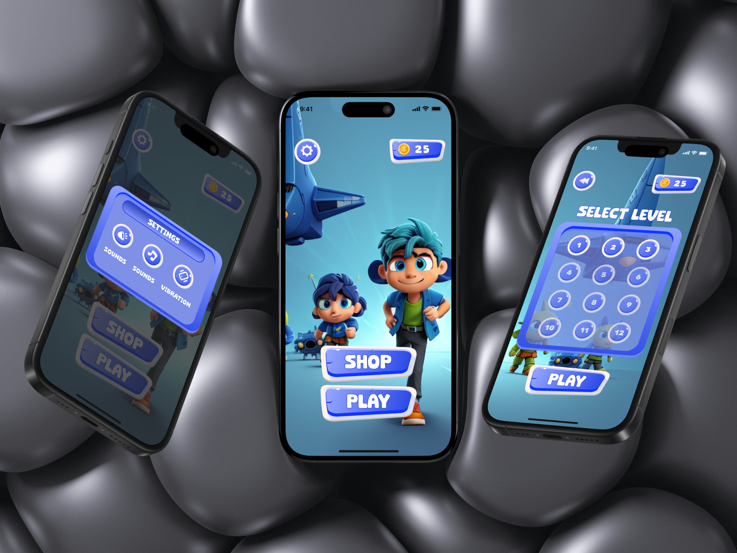 Mobile Game "Runner" by Sofiia Moskal on Dribbble