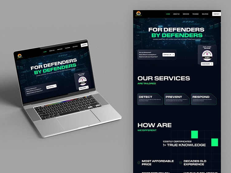 Cybersecurity Website Ui Ux Design in Figma by Mukesh Prajapati on Dribbble