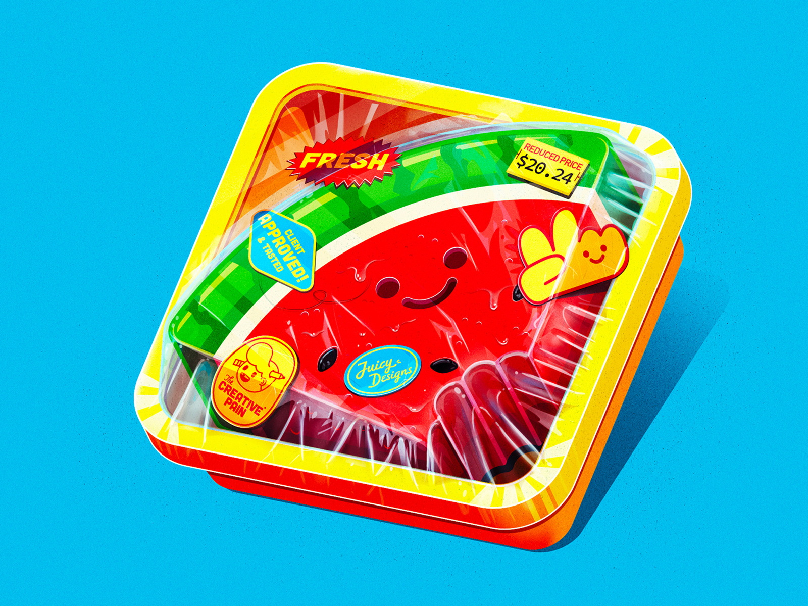 Creative Watermelon by Tyler Pate on Dribbble