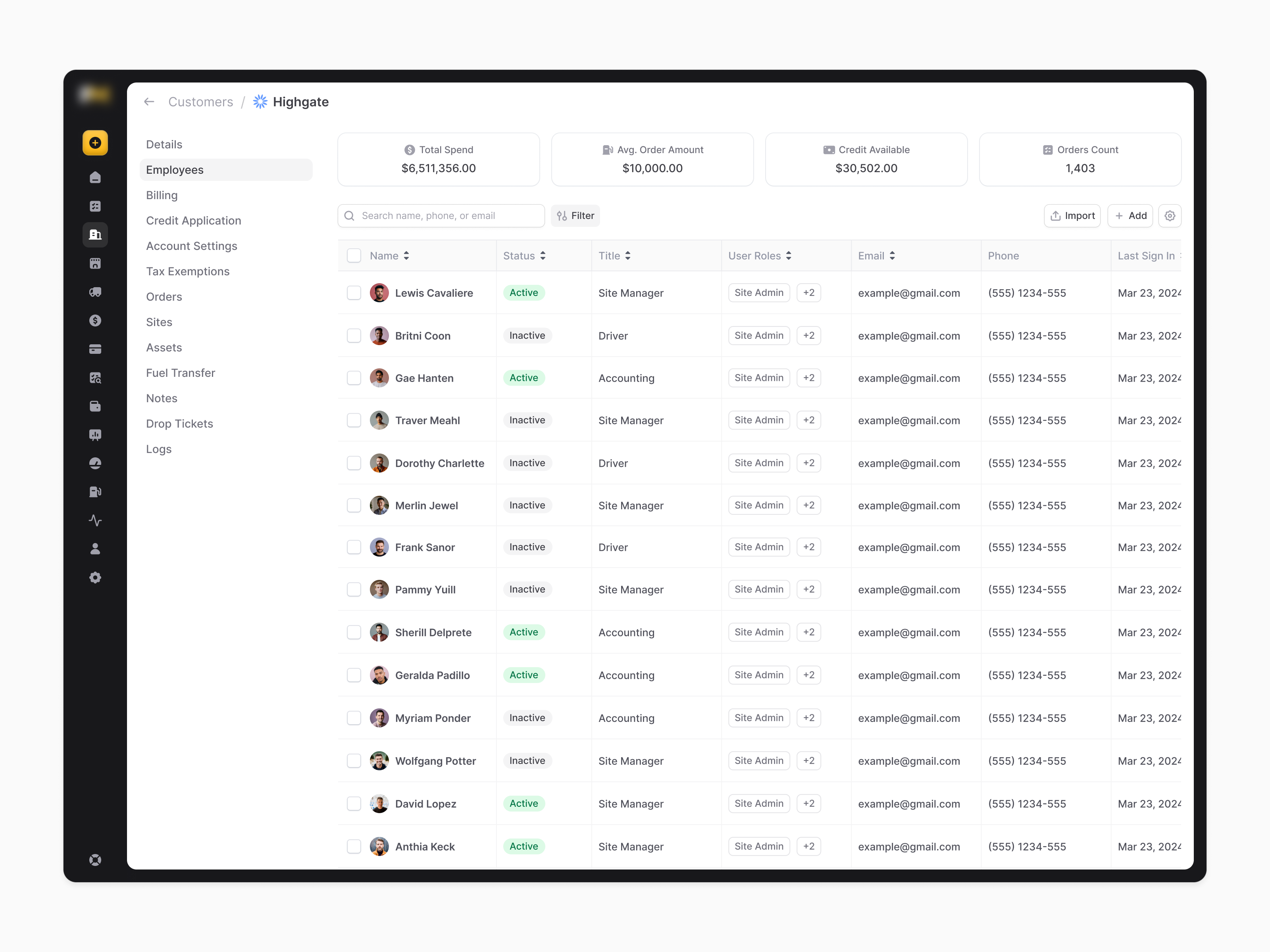 Customer Details by Arvin Aradhana for Morva Labs on Dribbble