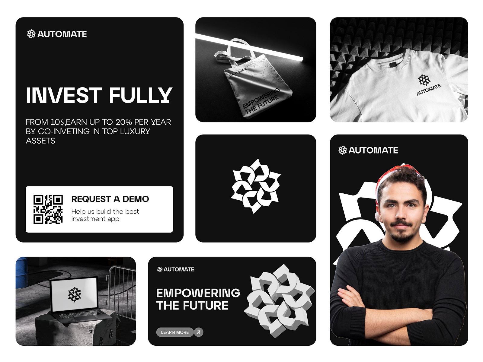 AUTOMATE LOGO & BRANDING by Eti Akter on Dribbble