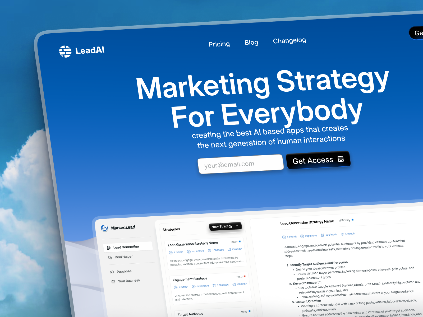 AI and blockchain website landing page by Oxeni • Web Development And ...