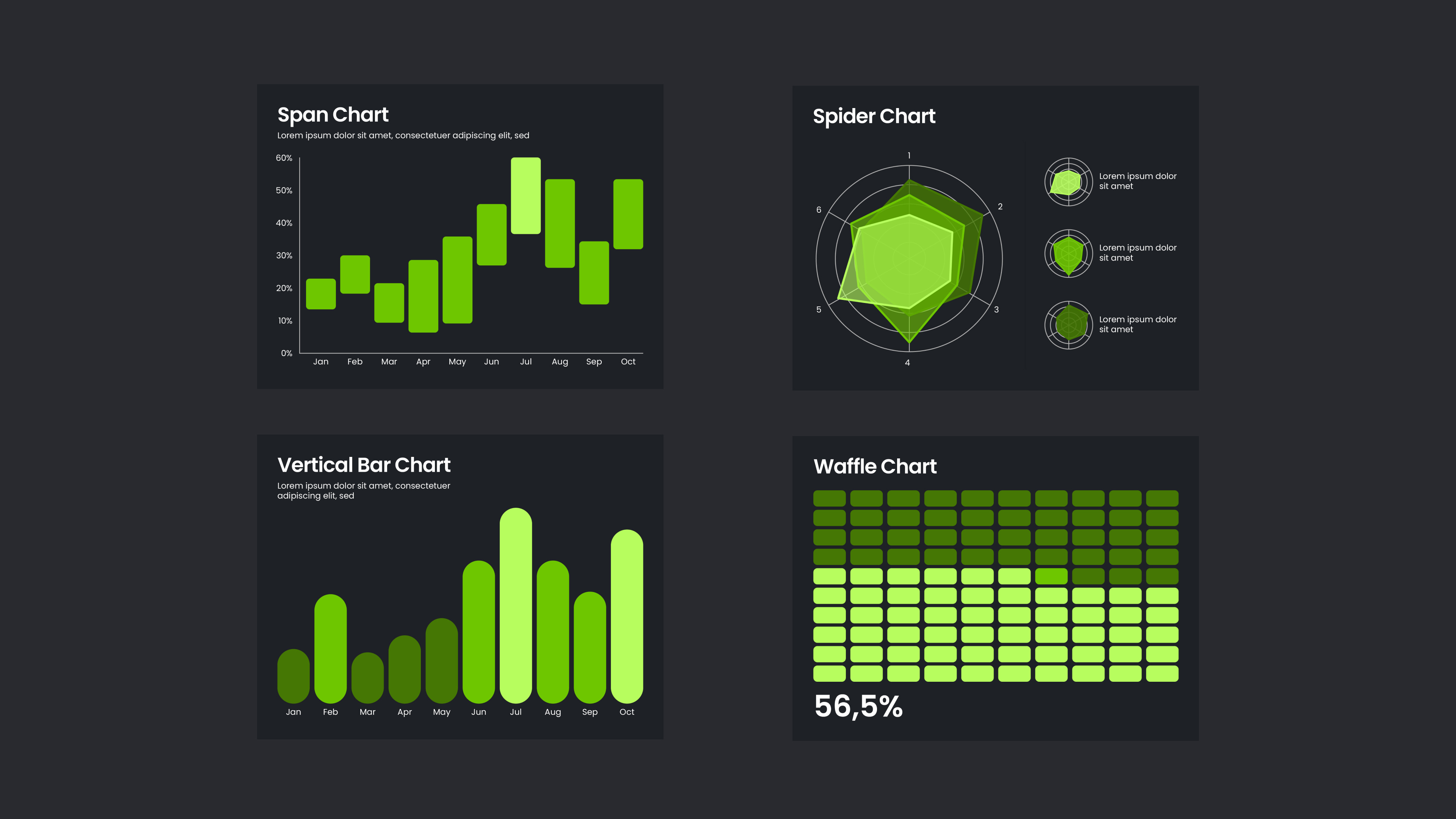 Free Download Dark Green Chart and Infographic Pack by Alfarial Studios on Dribbble