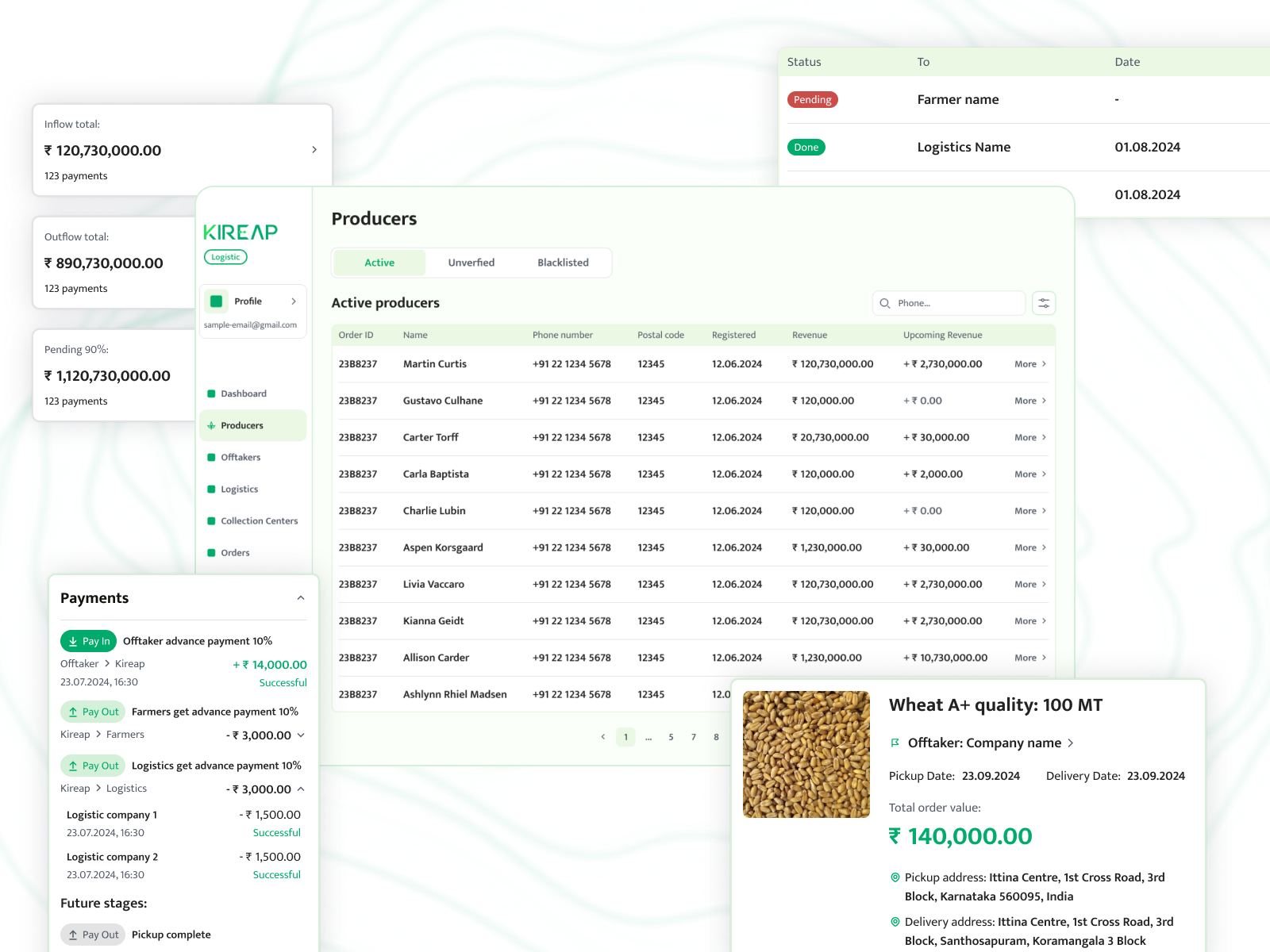 KIREAP - Logistics Platform by Powercode on Dribbble