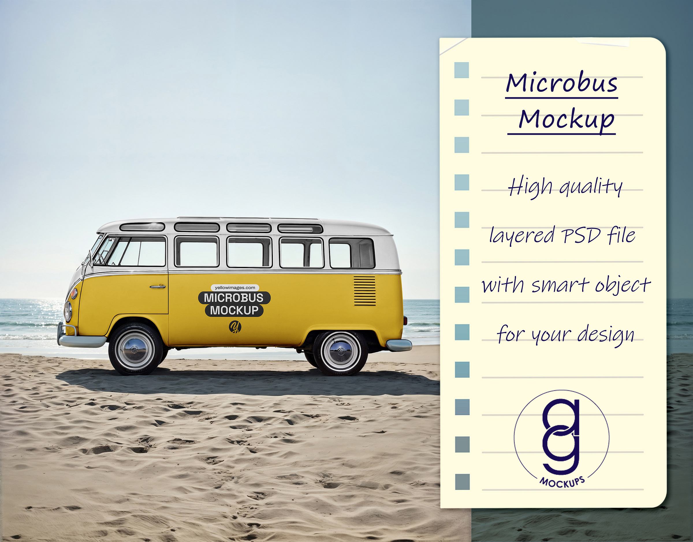 Microbus Mockup by AG Mockups on Dribbble