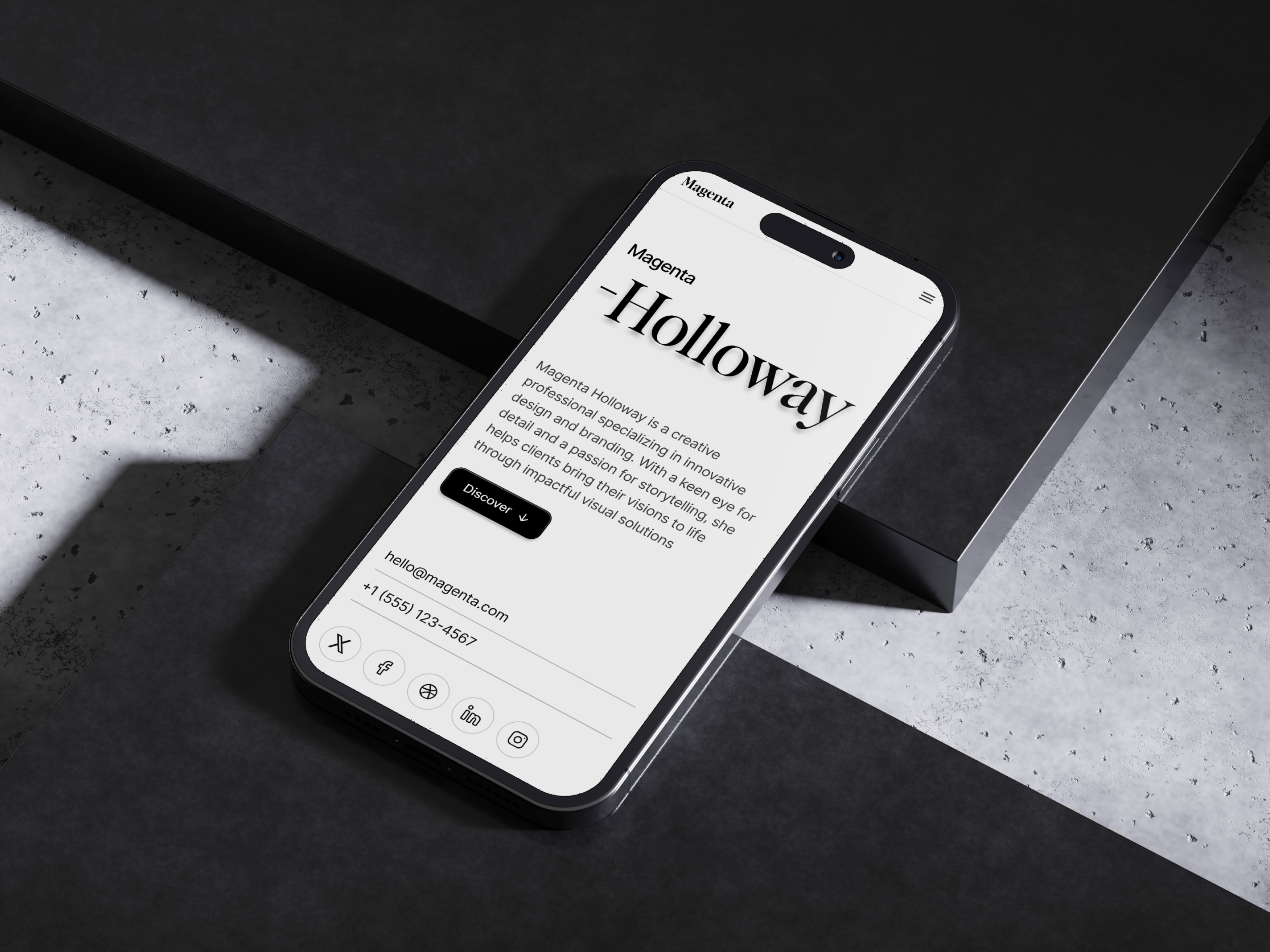 Magenta - Personal Portfolio Responsive Website by Natasha Belova for ...