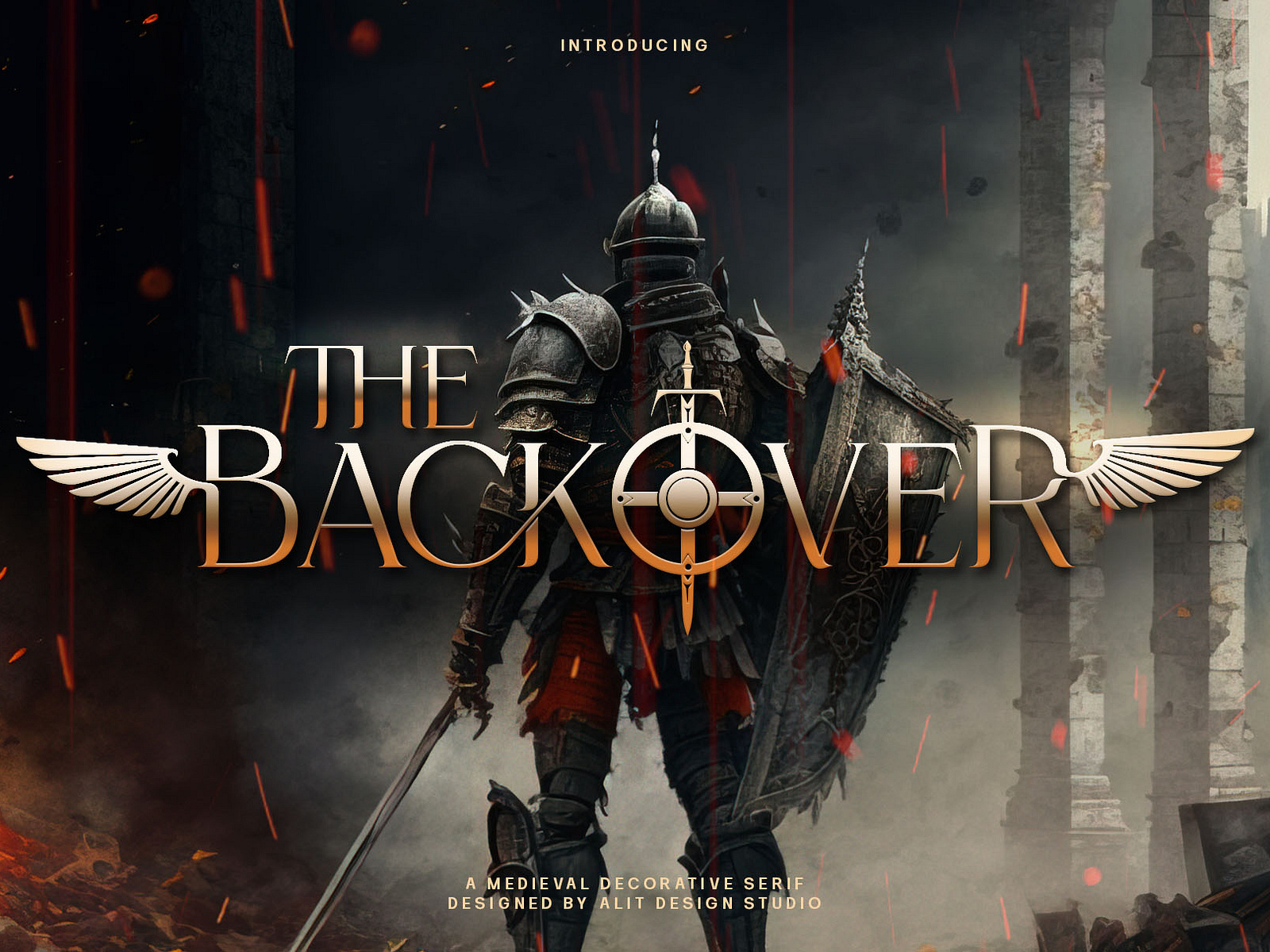 Back Over Typeface by alit design studio on Dribbble