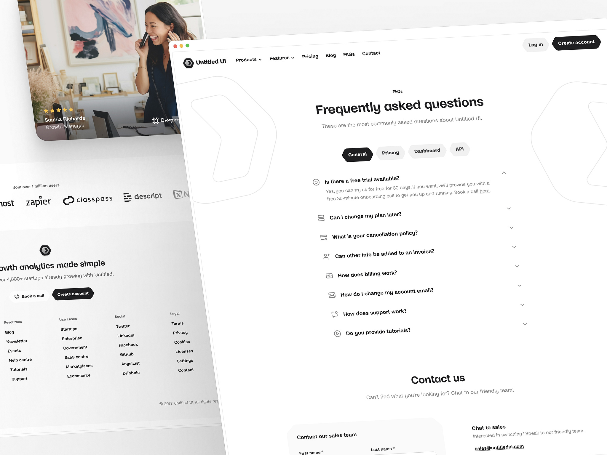 Frequently asked questions (FAQs) — Untitled UI by Jordan Hughes® on ...