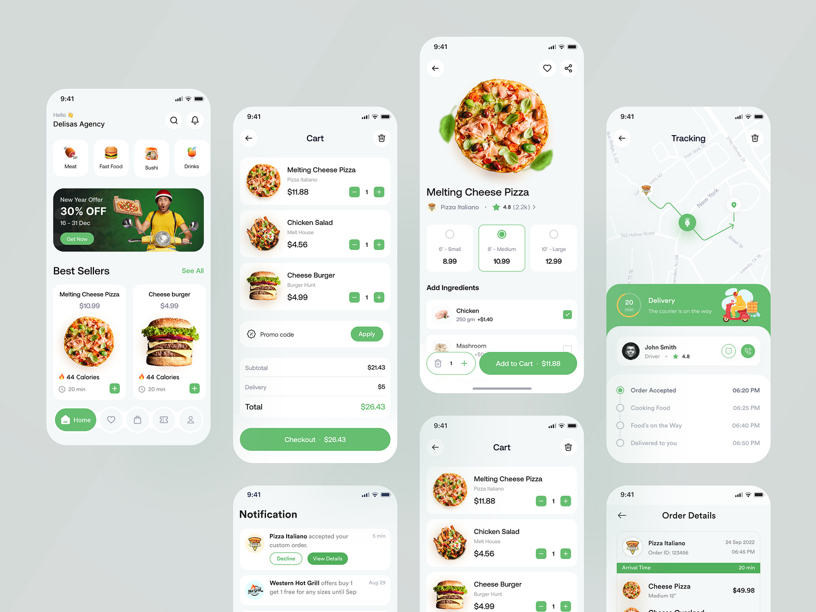 Foodeli - Food App by Delisas: UX/UI & SaaS Agency on Dribbble