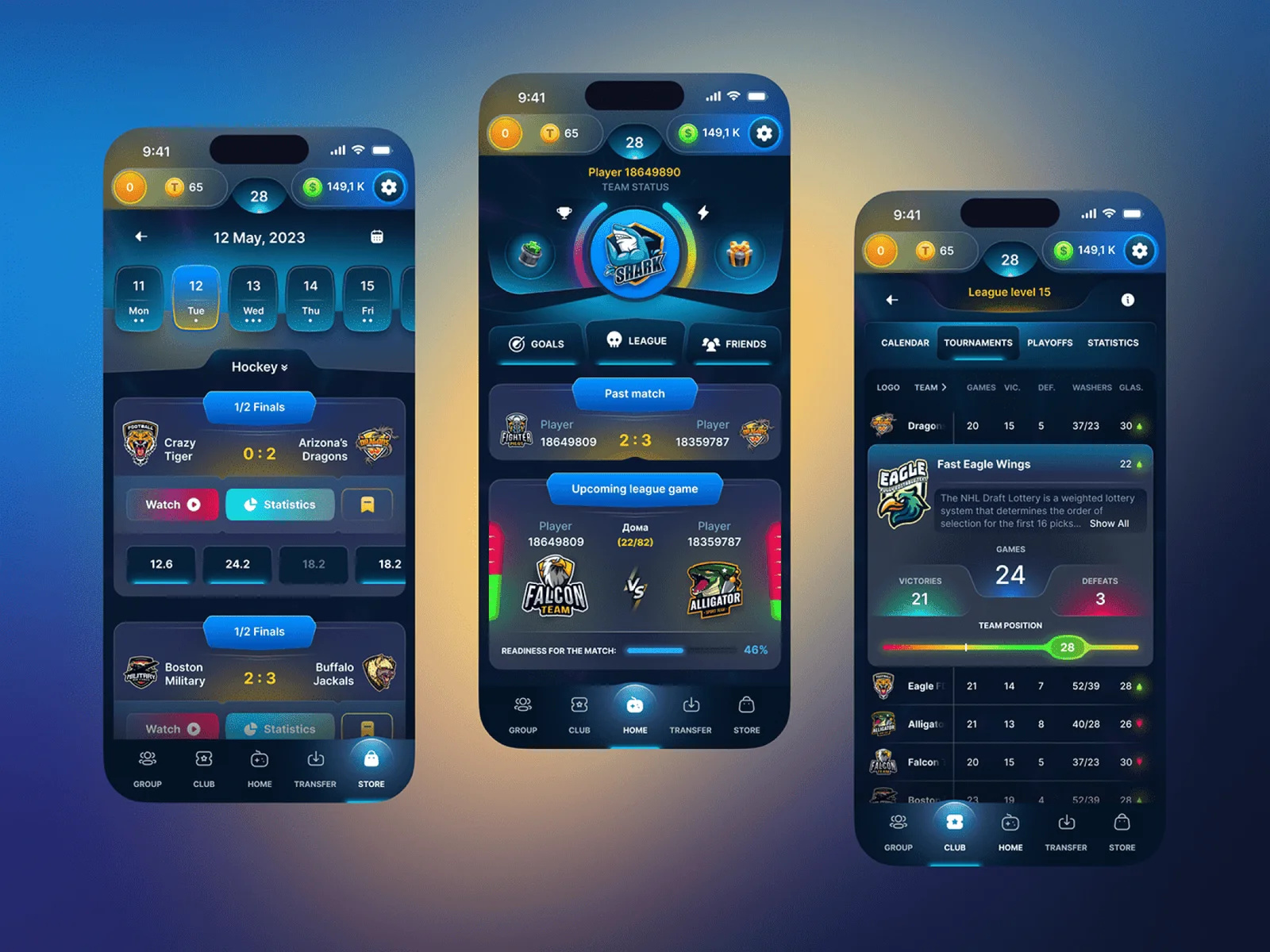 Game Mobile App by Digilord on Dribbble