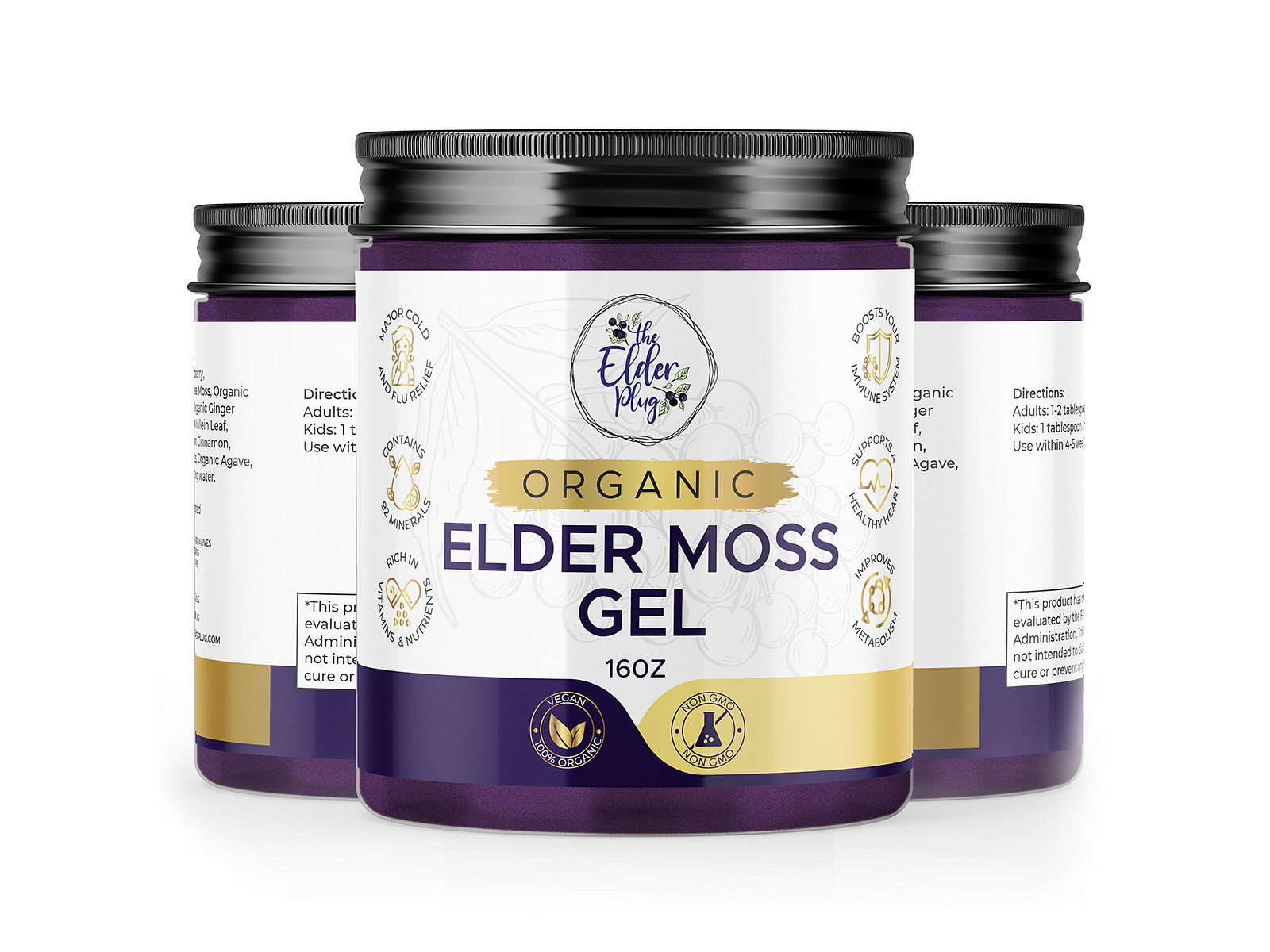 Organic Elder Moss Gel by Pixels Studio on Dribbble