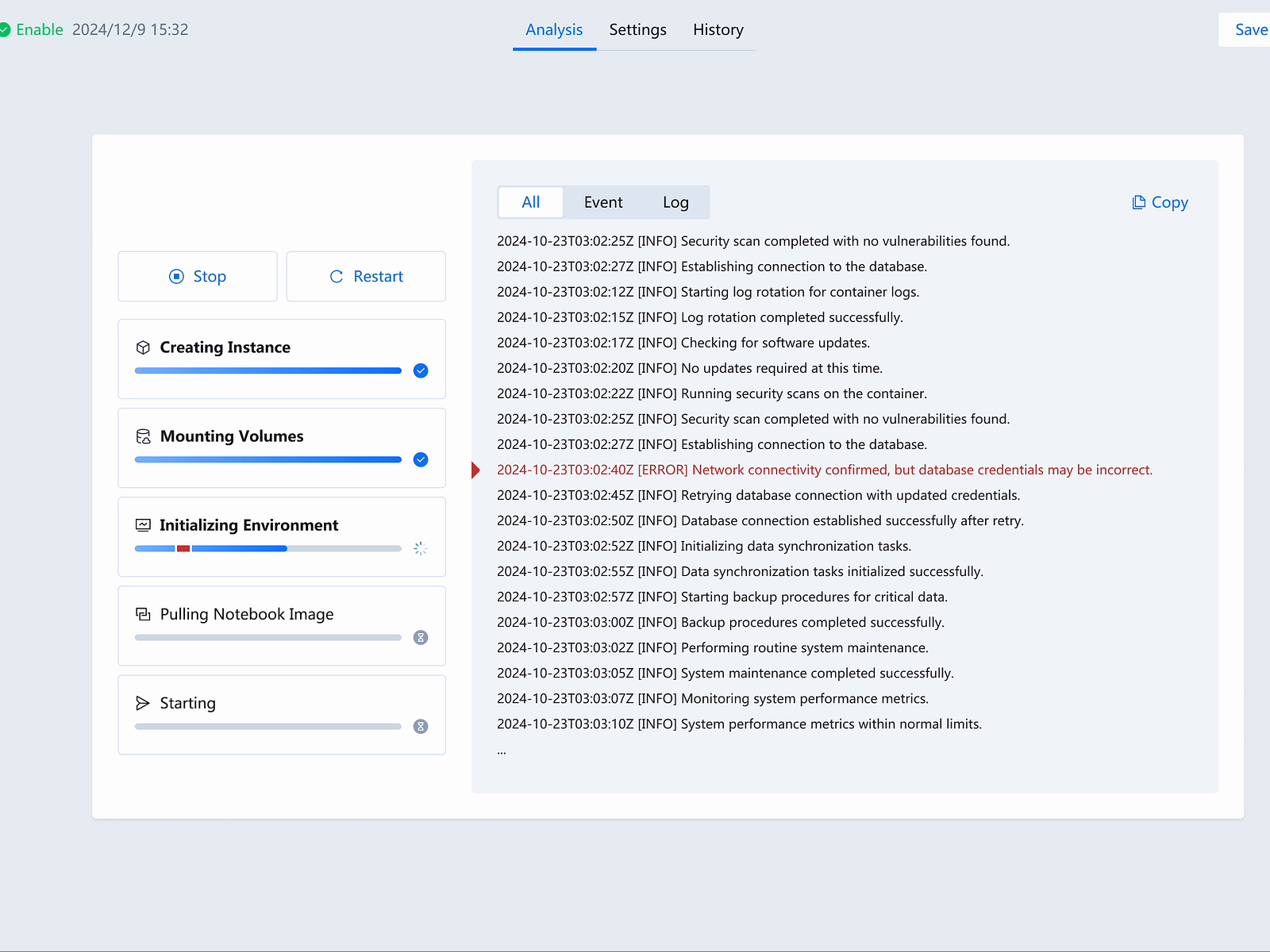 Analyze Progress loading by Pete on Dribbble