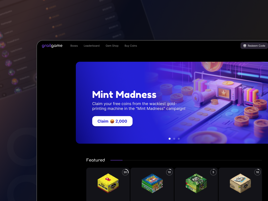 Grail UI Desing by M. Ammar on Dribbble
