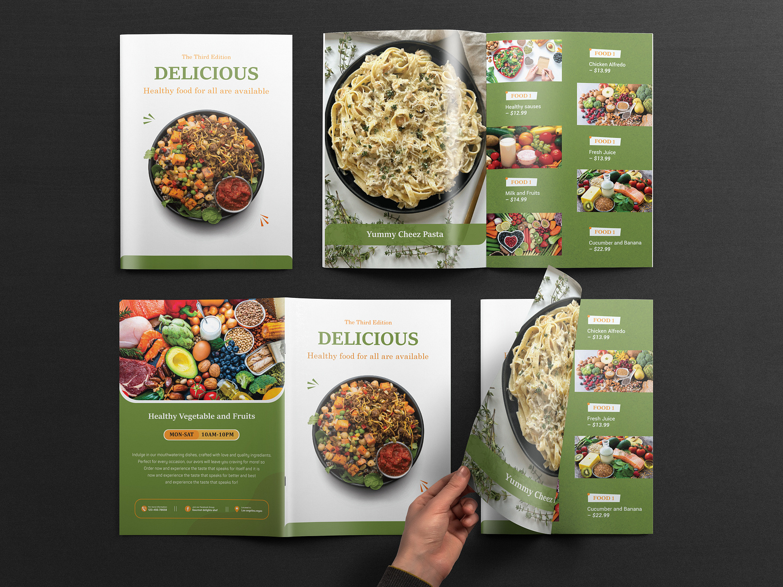 Healthy Food Brochure | Food Brochure | Brochure by Bristy Sultana on ...