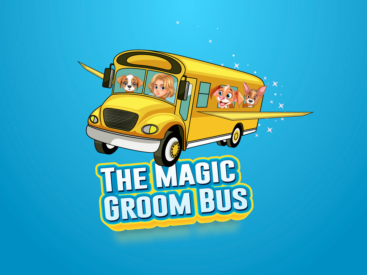 The Magic Groom Bus Logo by S Designs on Dribbble
