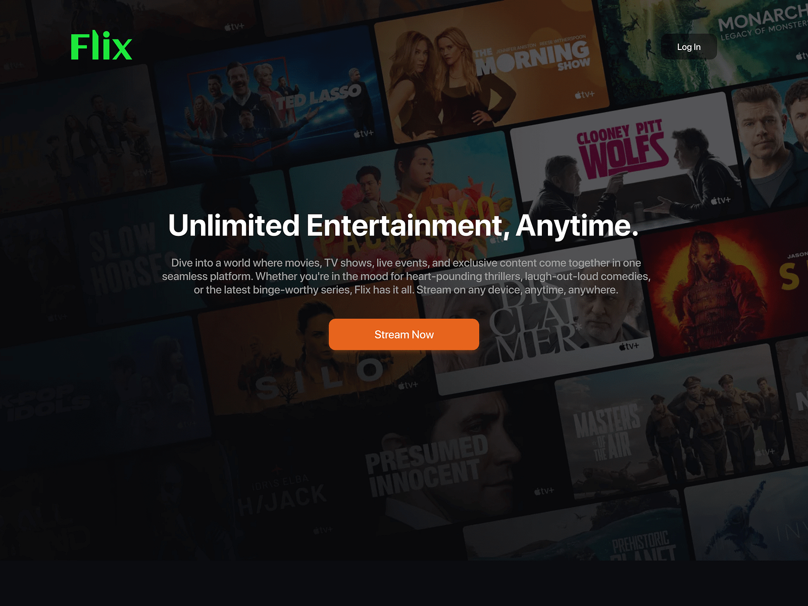 Flix Streaming Service by Mineth on Dribbble
