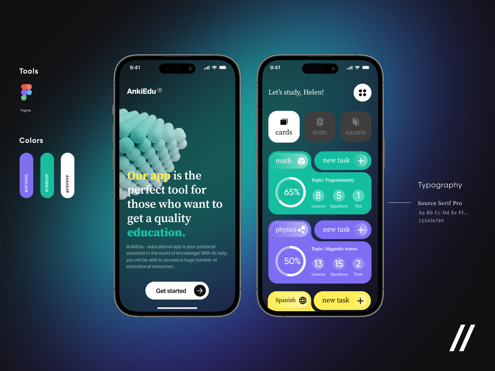 Learning Mobile iOS App by Purrweb UI/UX Agency on Dribbble