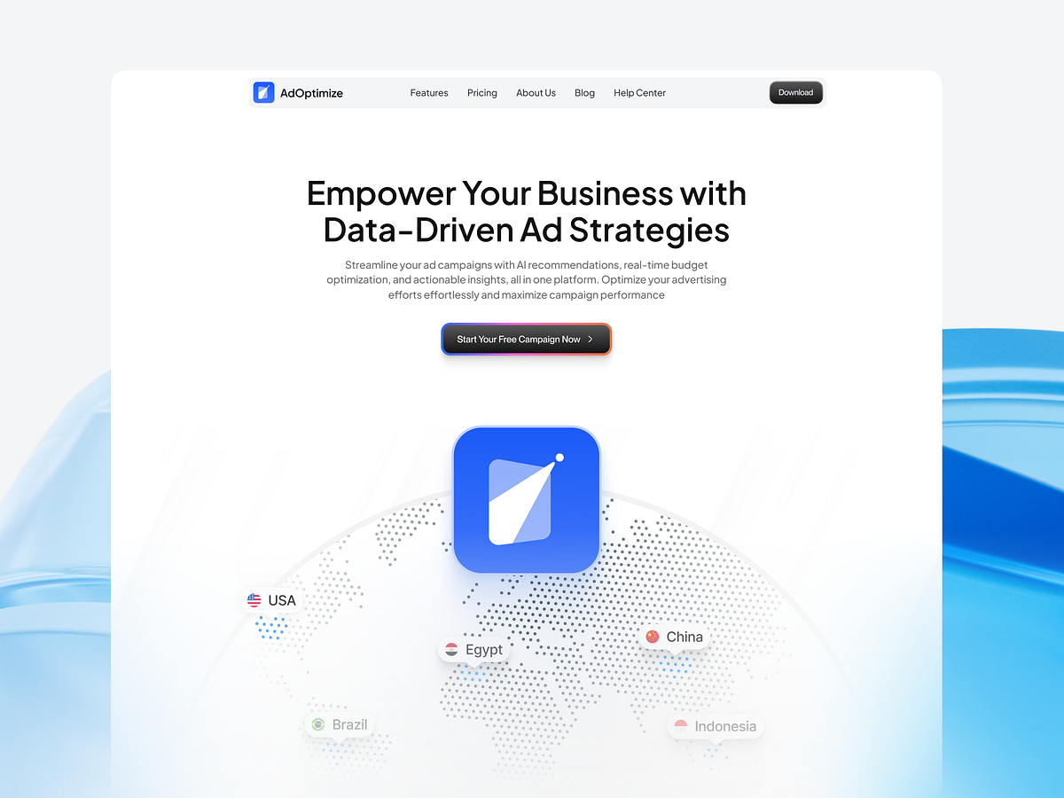 AdOptimize - About Us Page by BimGraph🐊 for Kretya Studio on Dribbble