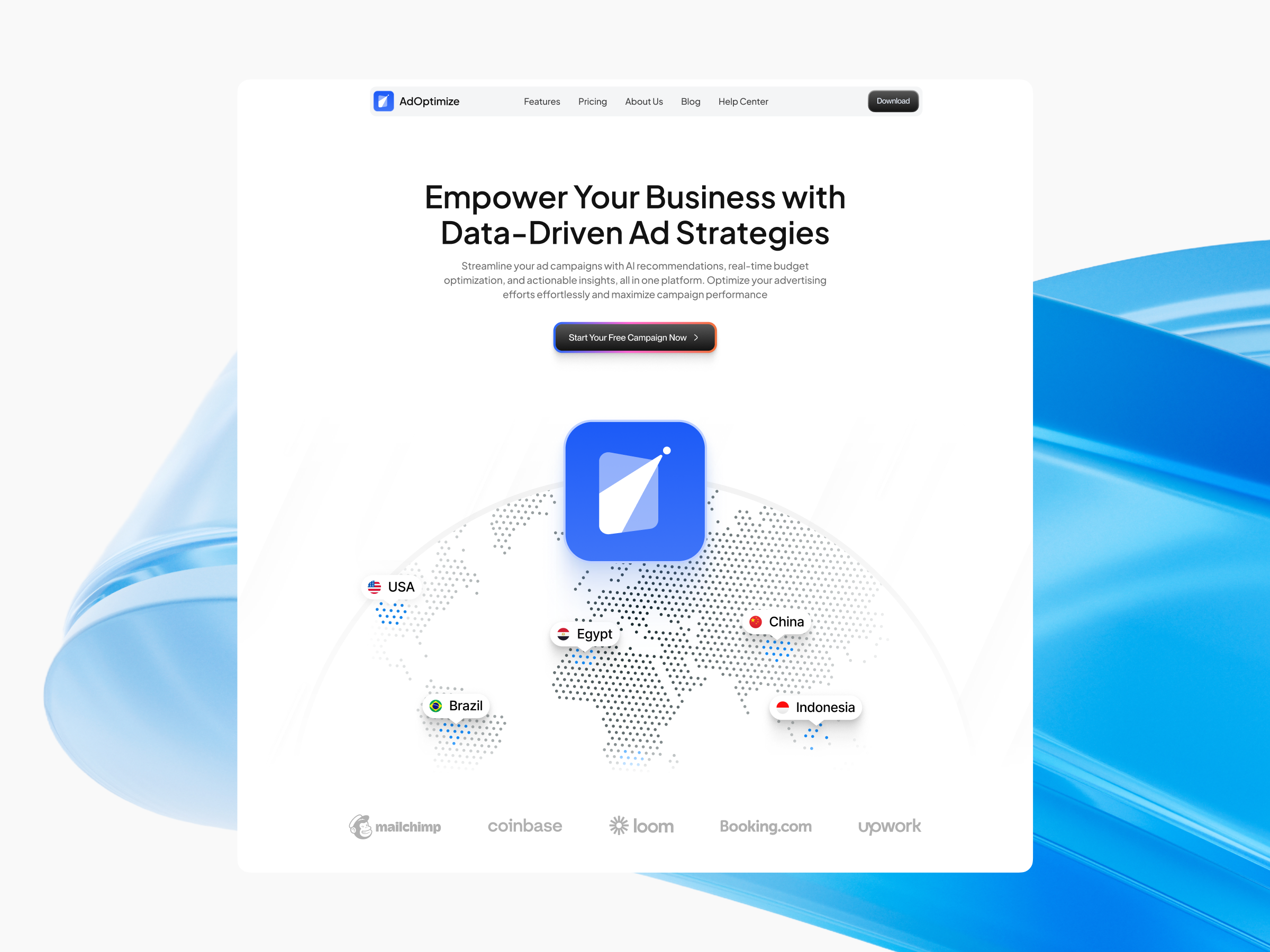 AdOptimize - About Us Page by BimGraph🐊 for Kretya Studio on Dribbble