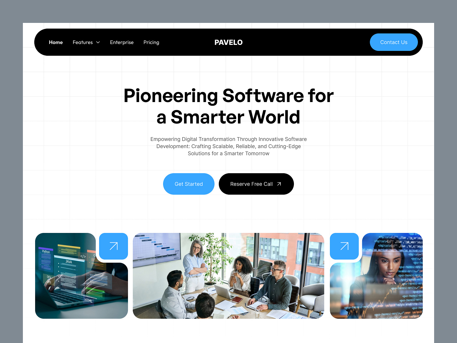 Software development agency website UI design by Sazidur Rahman on Dribbble