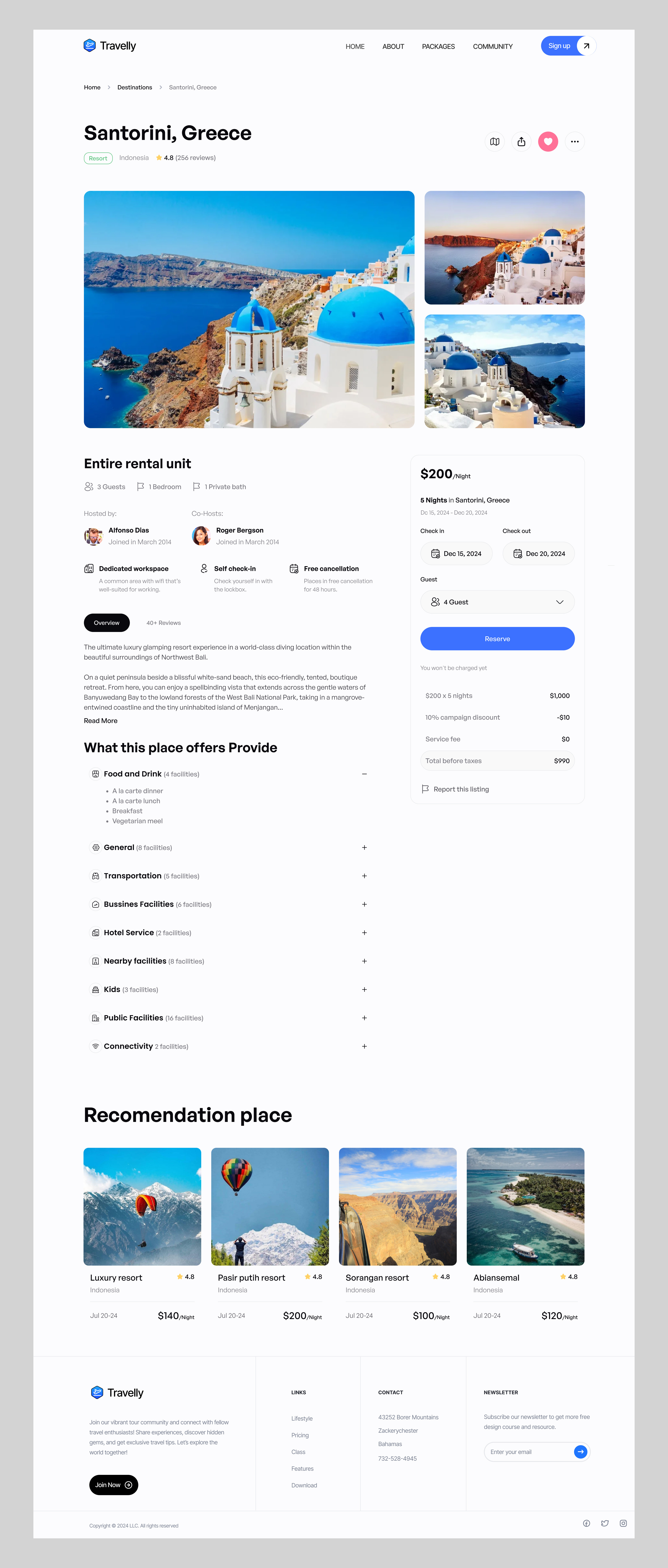 Travel Booking Page Design UI by Madhu Miah on Dribbble