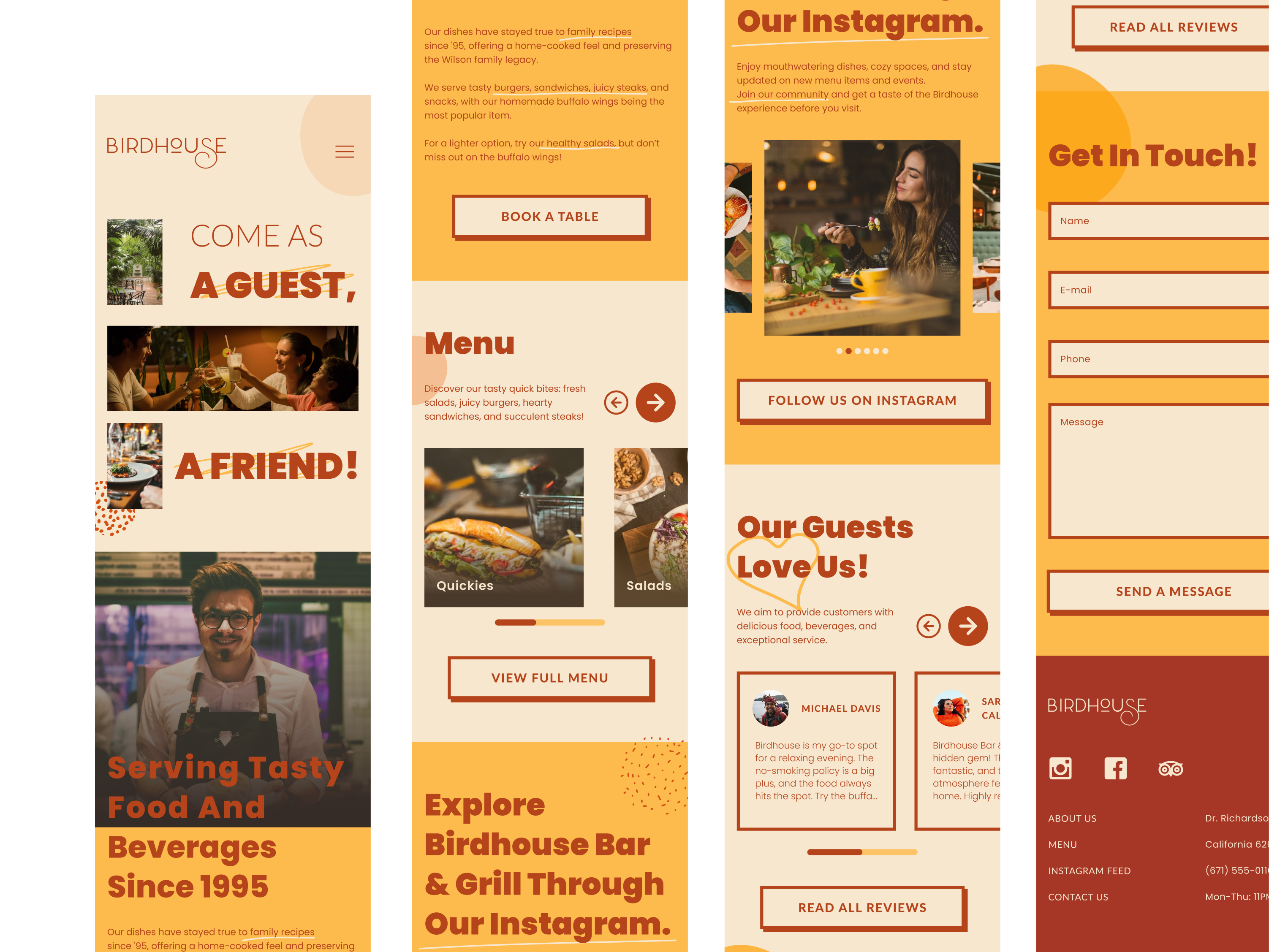 Responsive Landing Page Design for the Hospitality Business by ...