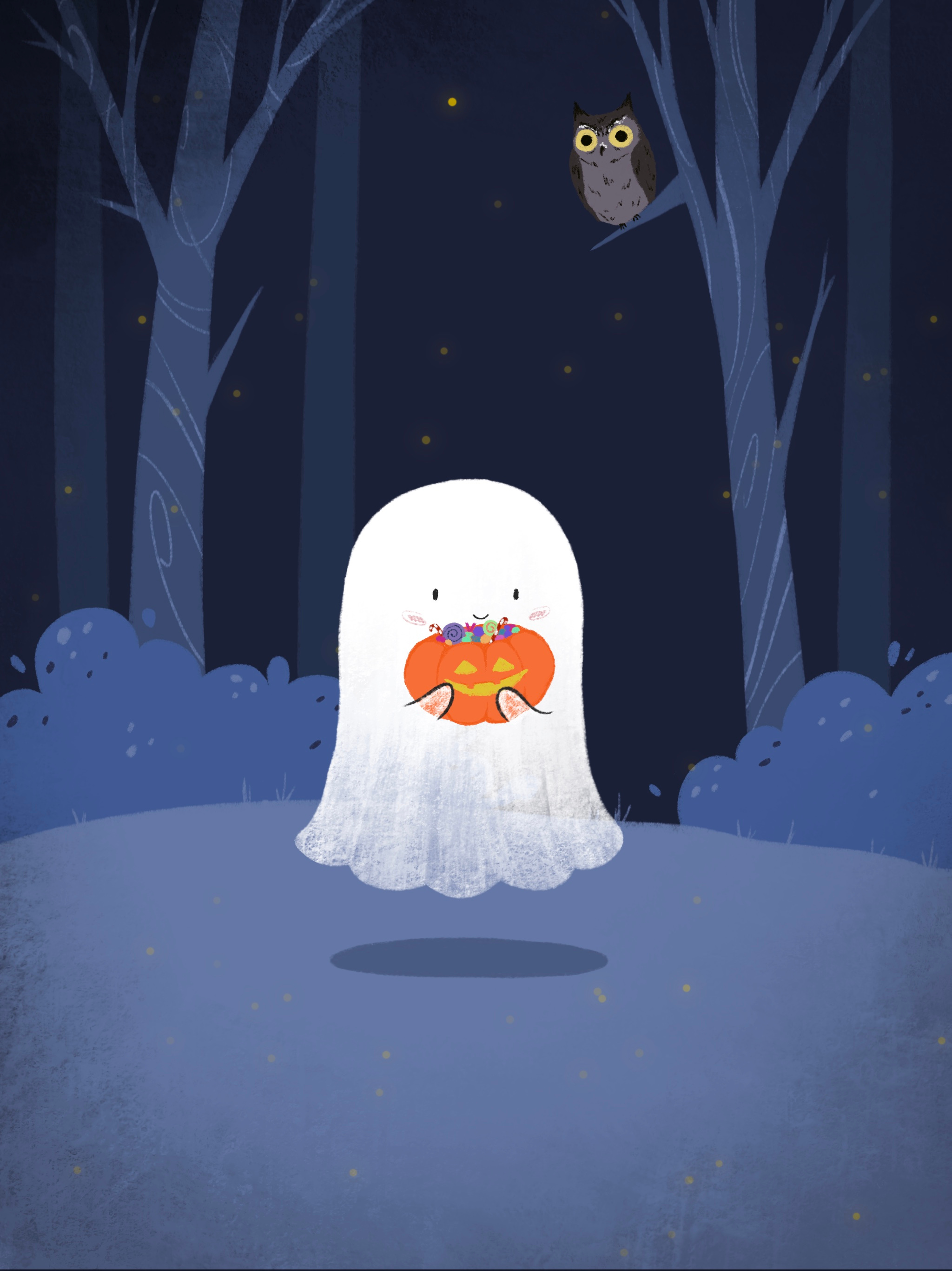 Little Ghost 👻 by Olha on Dribbble