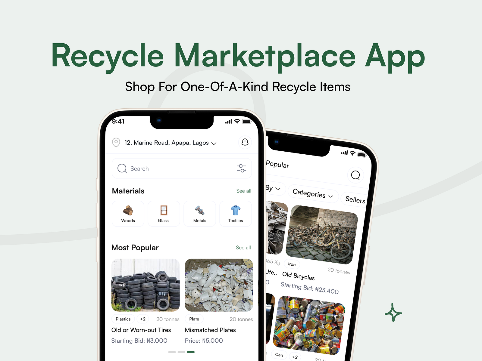 Recycle Marketplace App (Case Study) by Meet tola on Dribbble