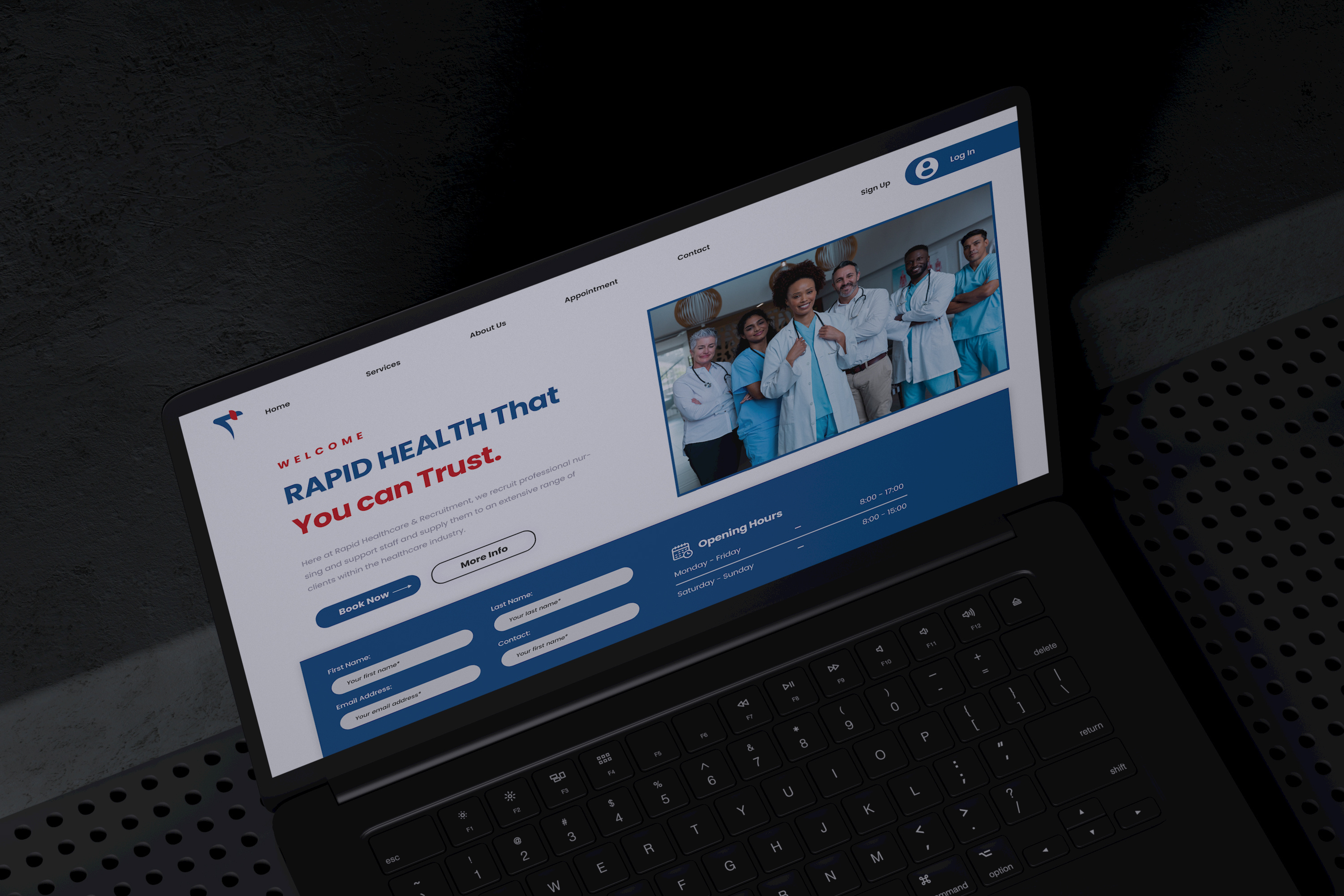 Rapid Health - Healthcare Logo Design by MD SAYEM on Dribbble