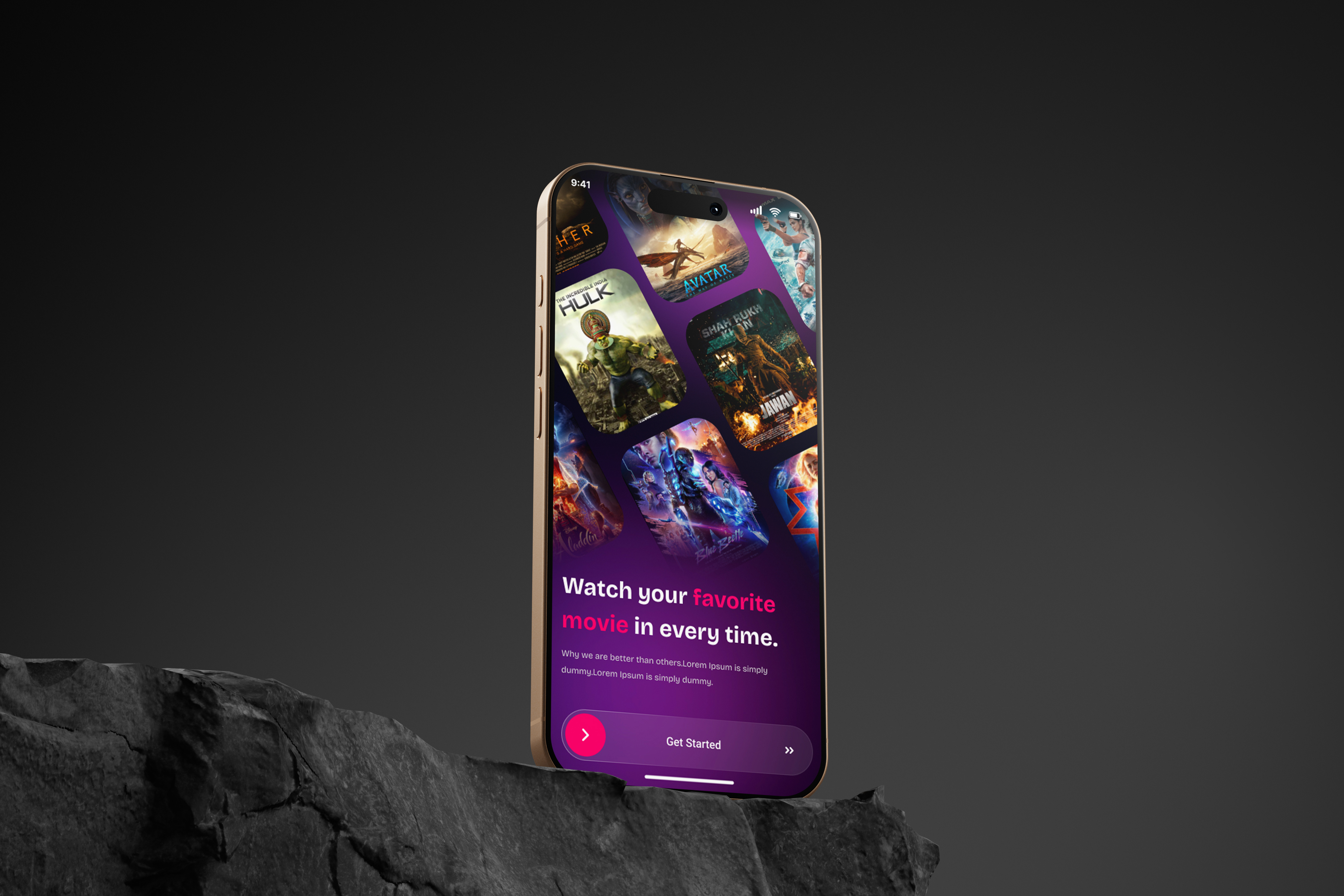 Movie Streaming app ui ux design by Muntachir Shadik on Dribbble