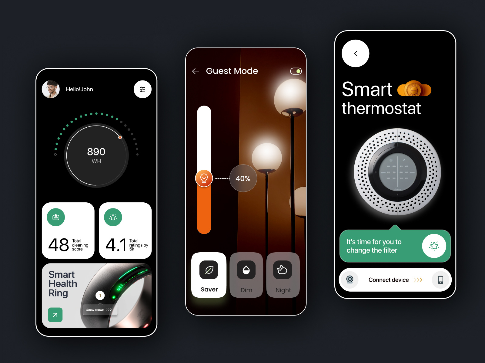 Next-Gen IoT Mobile iOs App Design by Design Studio UI UX on Dribbble