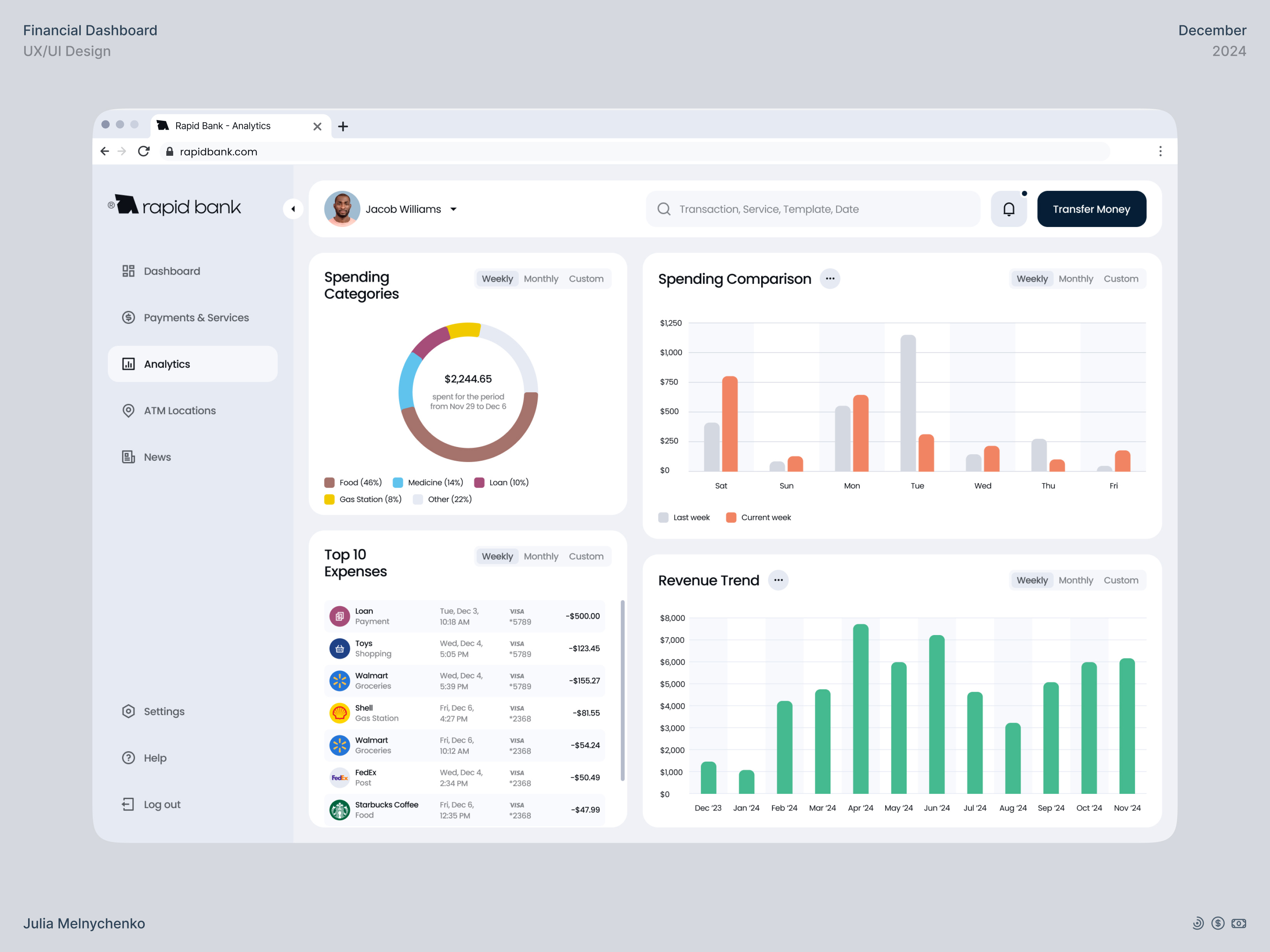 Statistics UI designs, themes, templates and downloadable graphic ...