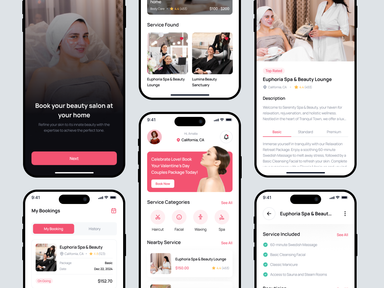 Beauty & Wellness Mobile App by Brain Studio on Dribbble