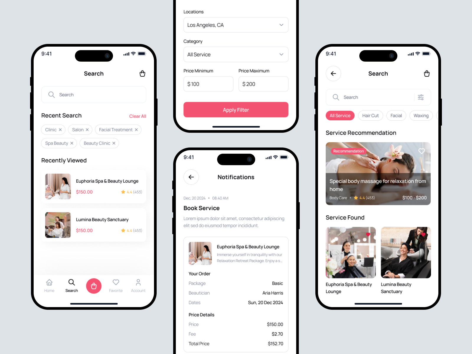 Beauty & Wellness Mobile App by Brain Studio on Dribbble