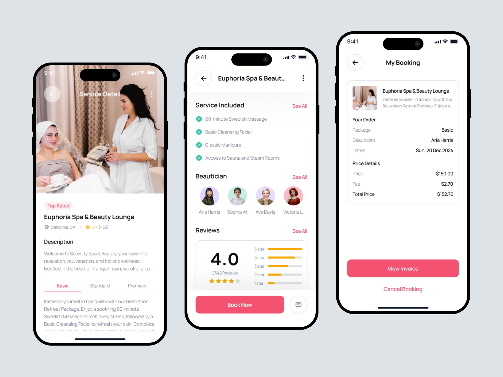 Beauty & Wellness Mobile App by Brain Studio on Dribbble