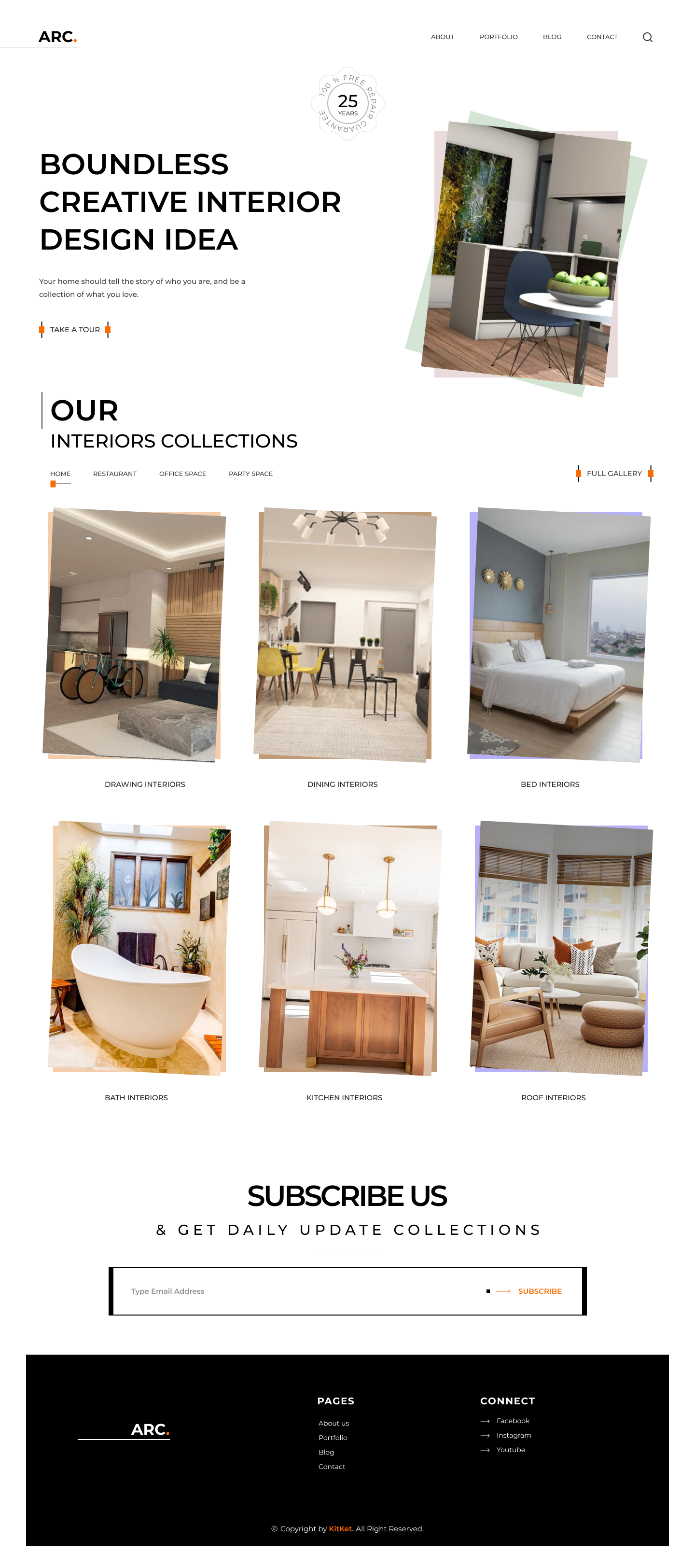 ARC: Designing Your Space, Redefining Your Style by Fuzail anam on Dribbble