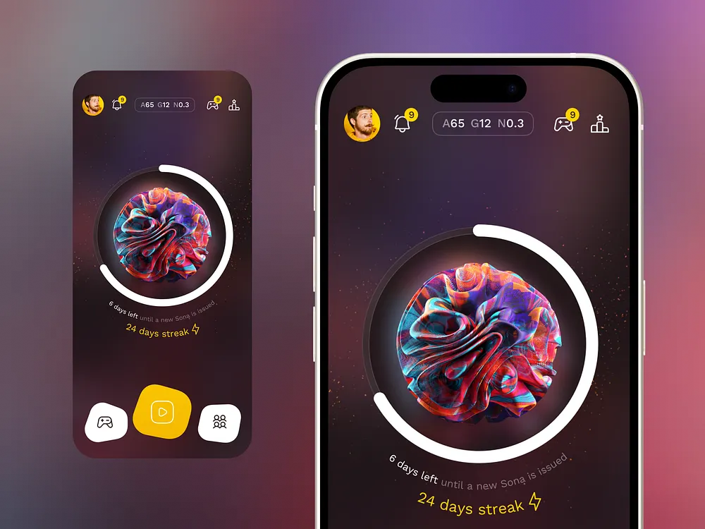 App Home Page designs, themes, templates and downloadable graphic ...