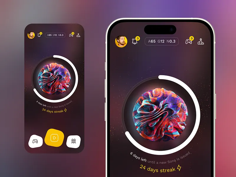 App Home Page designs, themes, templates and downloadable graphic ...