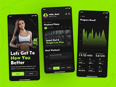 Gym Workout - Mobile App UI Design by Hasnain Ansari on Dribbble