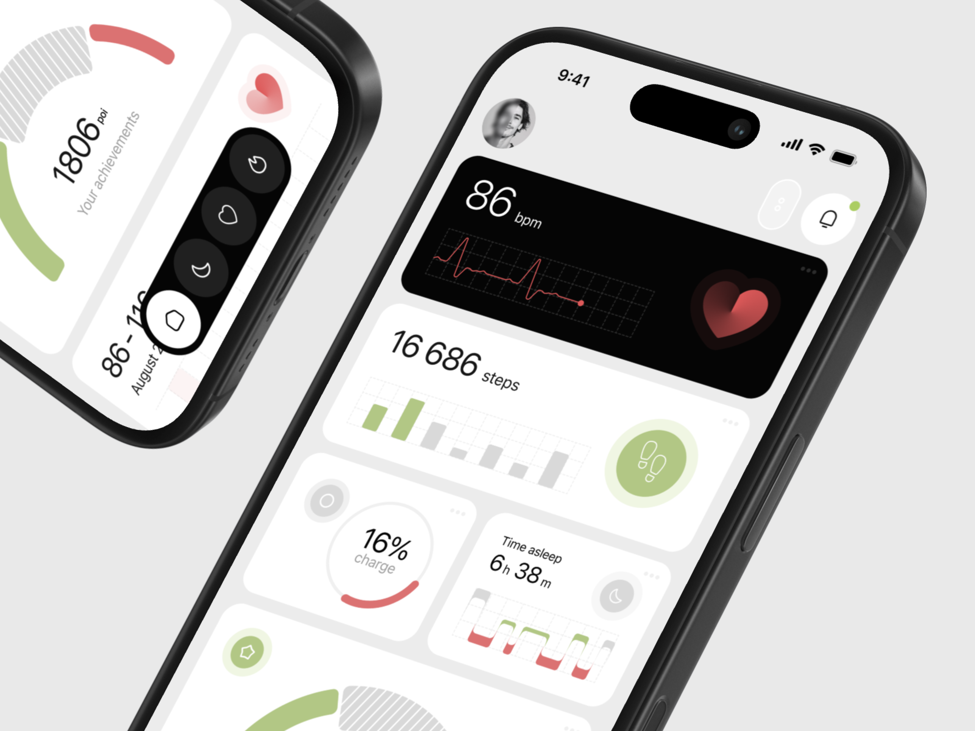 Smart Ring Mobile App by Nik Sachuk for Pocolo on Dribbble