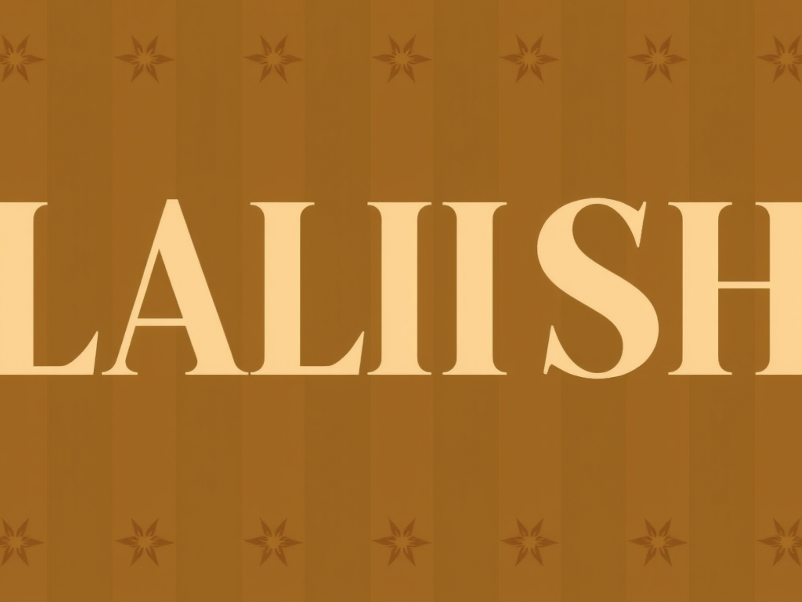 Lavish - Modern Luxury Logo Font by sadi bob on Dribbble
