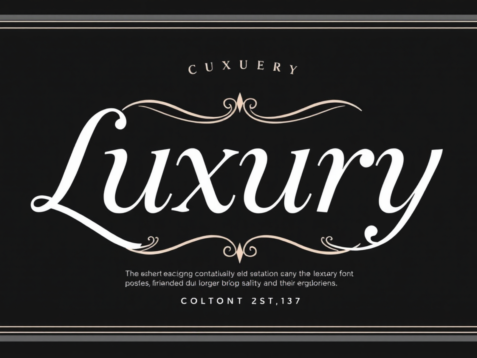 Luxury - Elegant Luxury Font by sadi bob on Dribbble