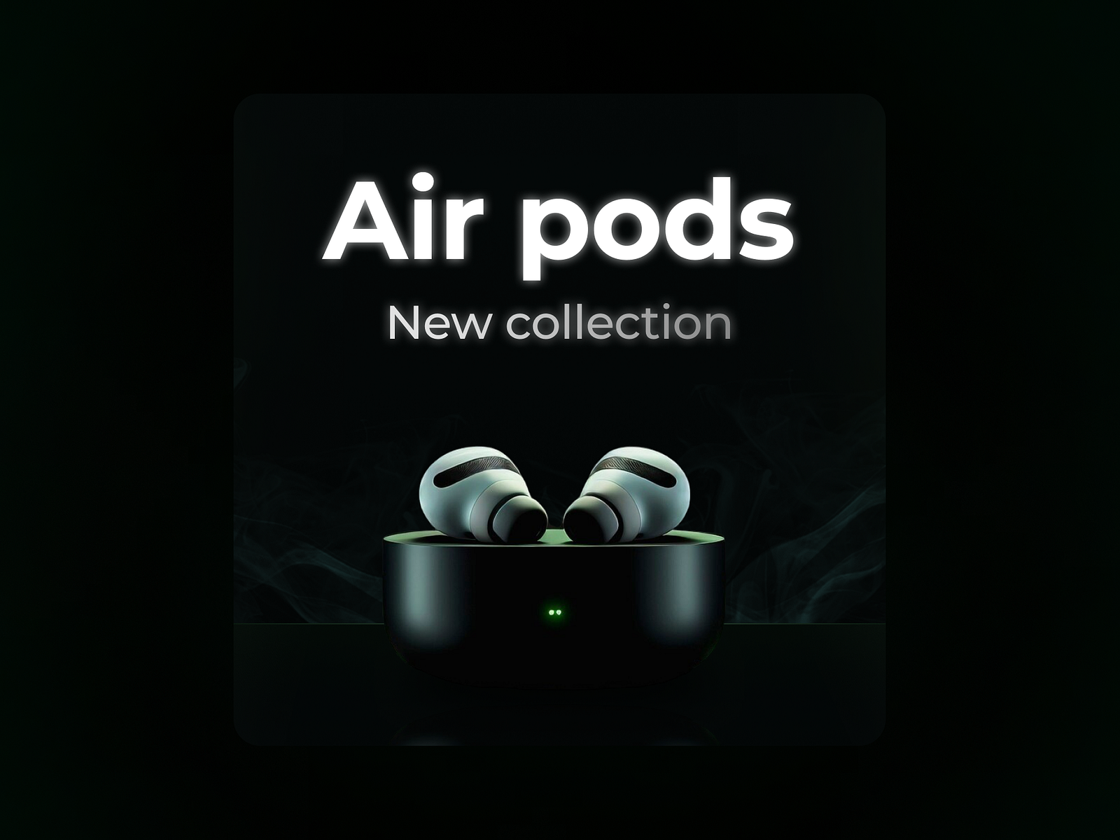 air pod banner by Minoosa on Dribbble