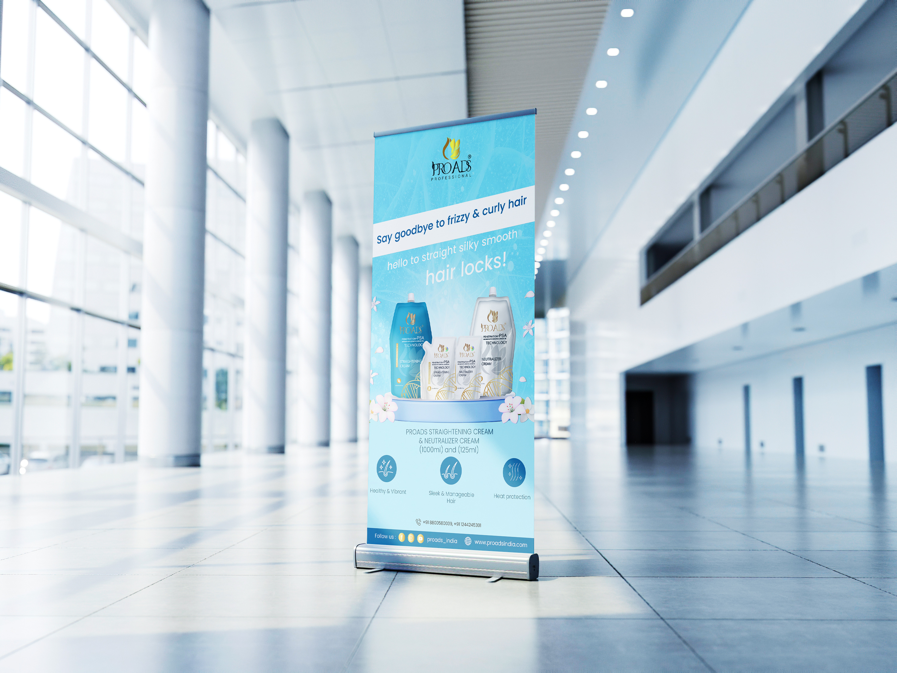 Advertising Roll Up Banner by Praveen Yadav on Dribbble