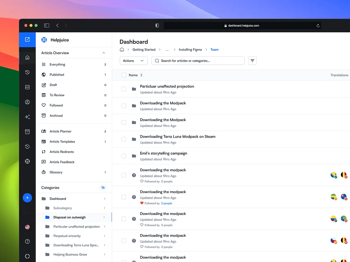 Browse thousands of Knowledge Base Dashboard images for design inspiration | Dribbble