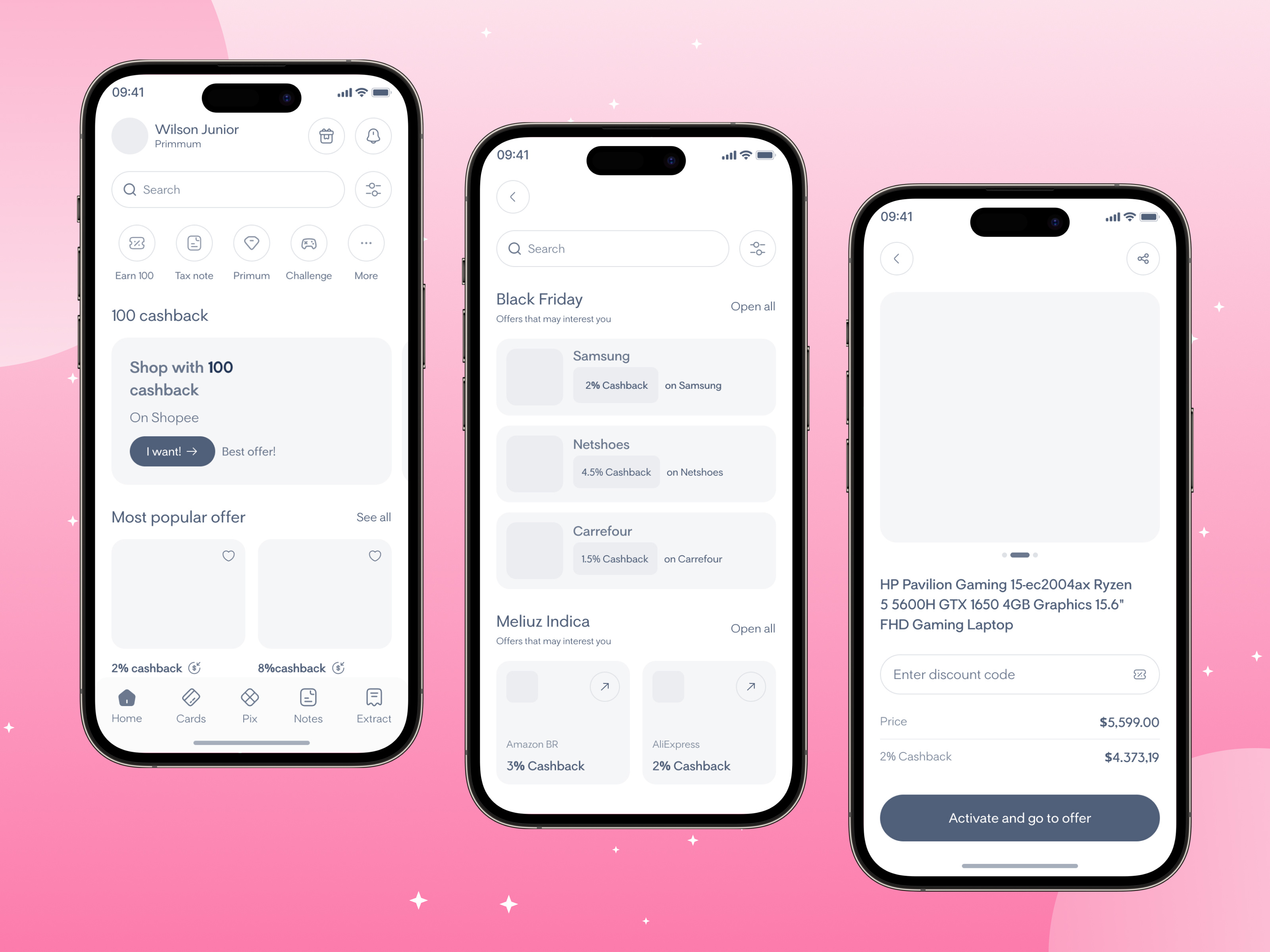 Cashback Mobile App by Sheikh Raihan on Dribbble